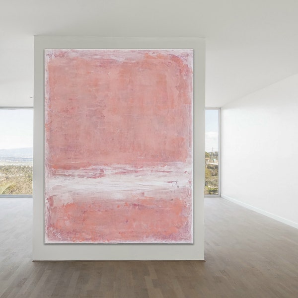 Pink Abstract - Etsy