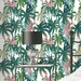 Palm Tree Pattern Wallpaper Removable Wallpaper Tropical Plants and ...