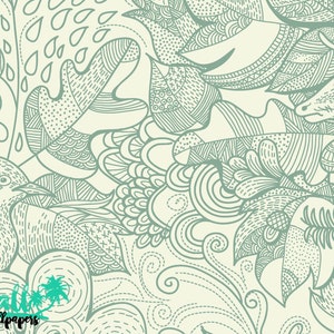 Forest Animals Pattern Wallpaper - Removable Wallpaper - Forest Animals ...