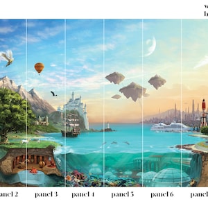 Kids Boys and Girls Wallpaper - Wall Art - Fantasy and Technology ...