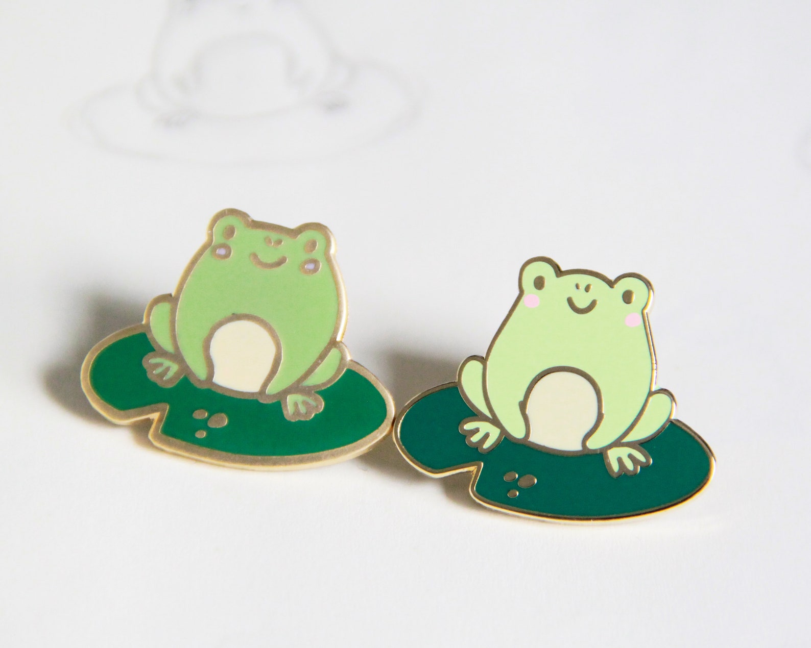 Frog Enamel Pin - Etsy UK