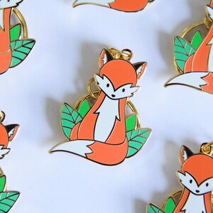 Fox Keyring - Etsy