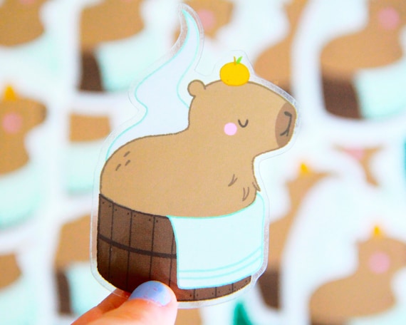 Capybara Sticker | Etsy