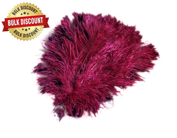 Bulk Special BURGUNDY Ostrich Feathers Centerpiece Tail Feathers. Approximately 1 2 Lb. of Ostrich Tail Feathers 12 16 Long. Etsy Ireland