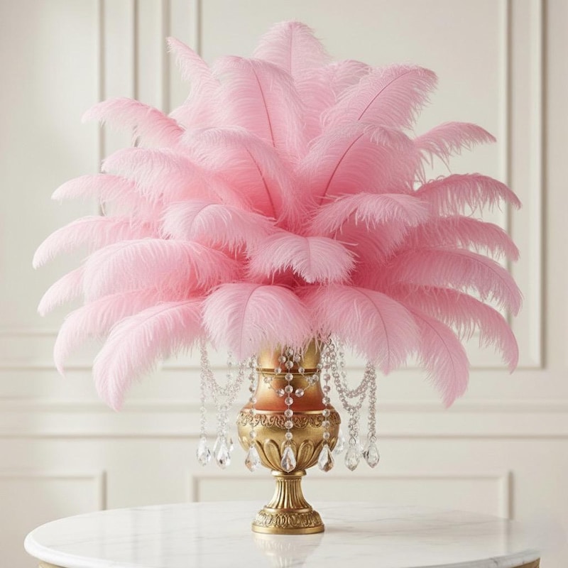 Pink Vase for Feathers - Etsy