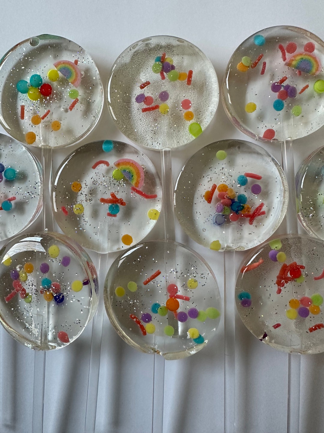 RAINBOW LOLLIPOPS, RAINBOW Treats, Rainbow Theme Party - Etsy