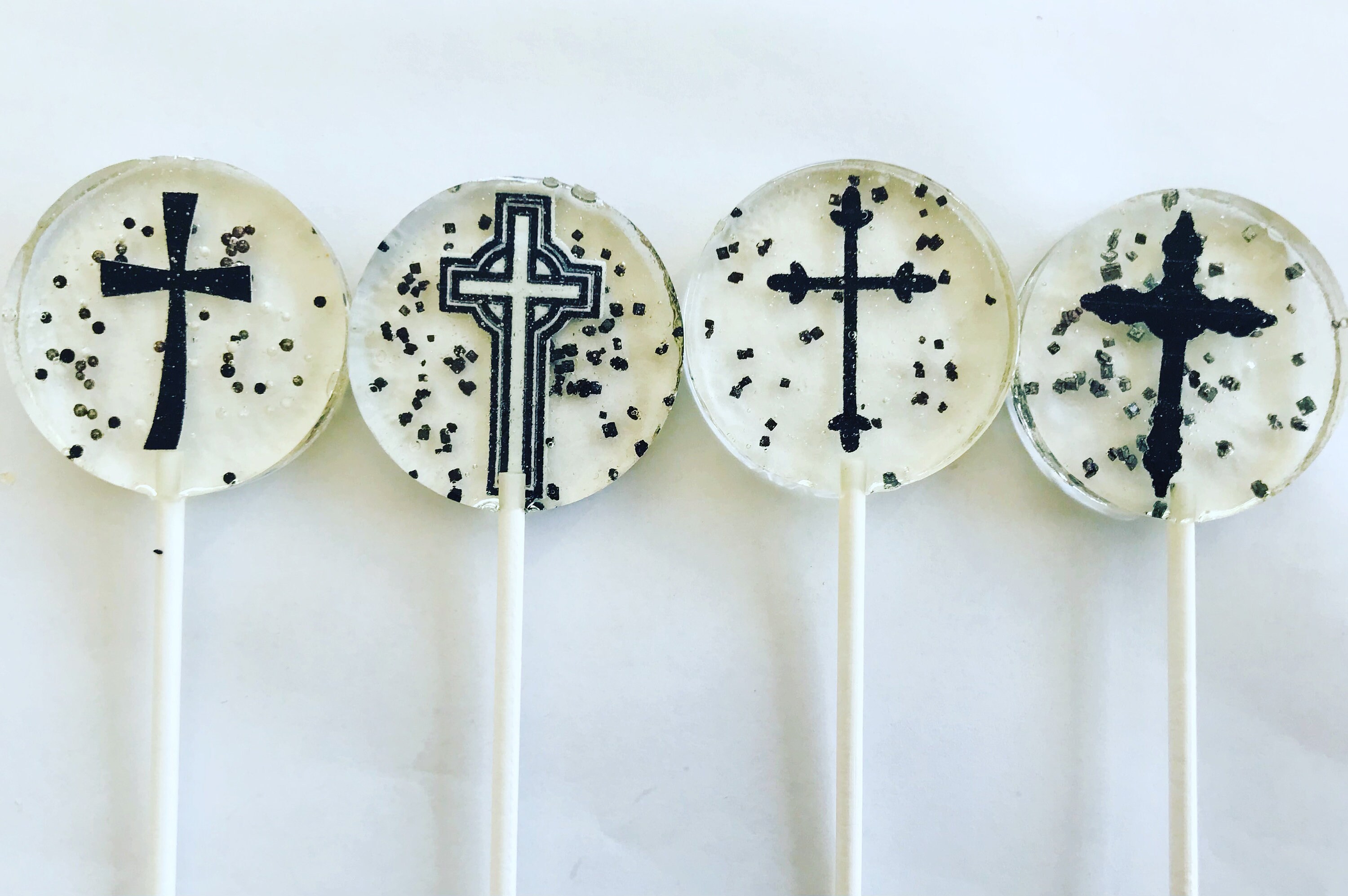 CROSS LOLLIPOPS, First Communion, Baptism, Religious Ceremony Lollies ...