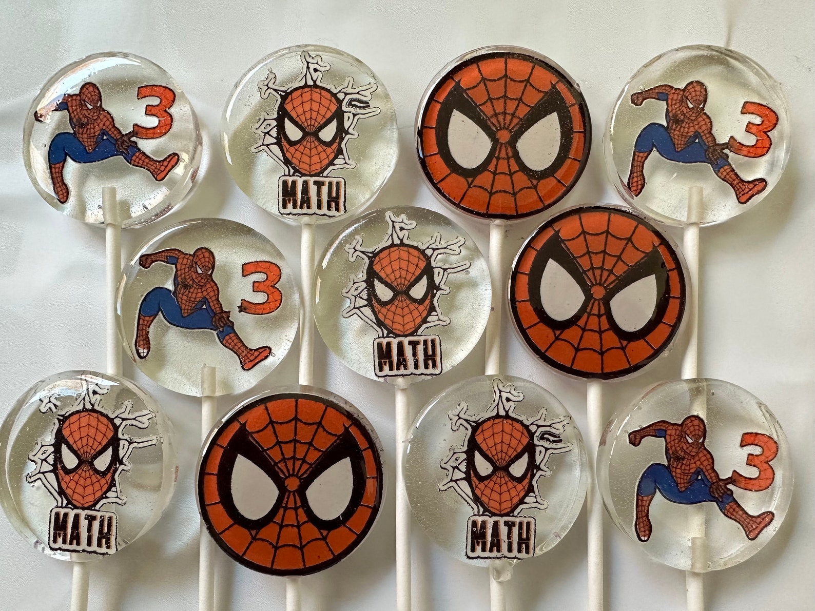 SPIDERMAN LOLLIPOPS Spiderman Birthday Spiderman FAVORS - Etsy