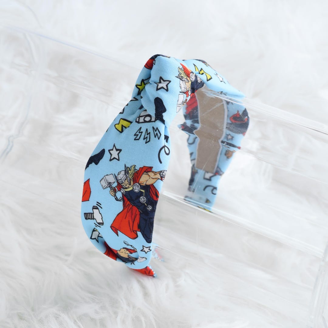 Thor Top Knot Headband, Super Hero Headband, Marvel Womens Knotted ...