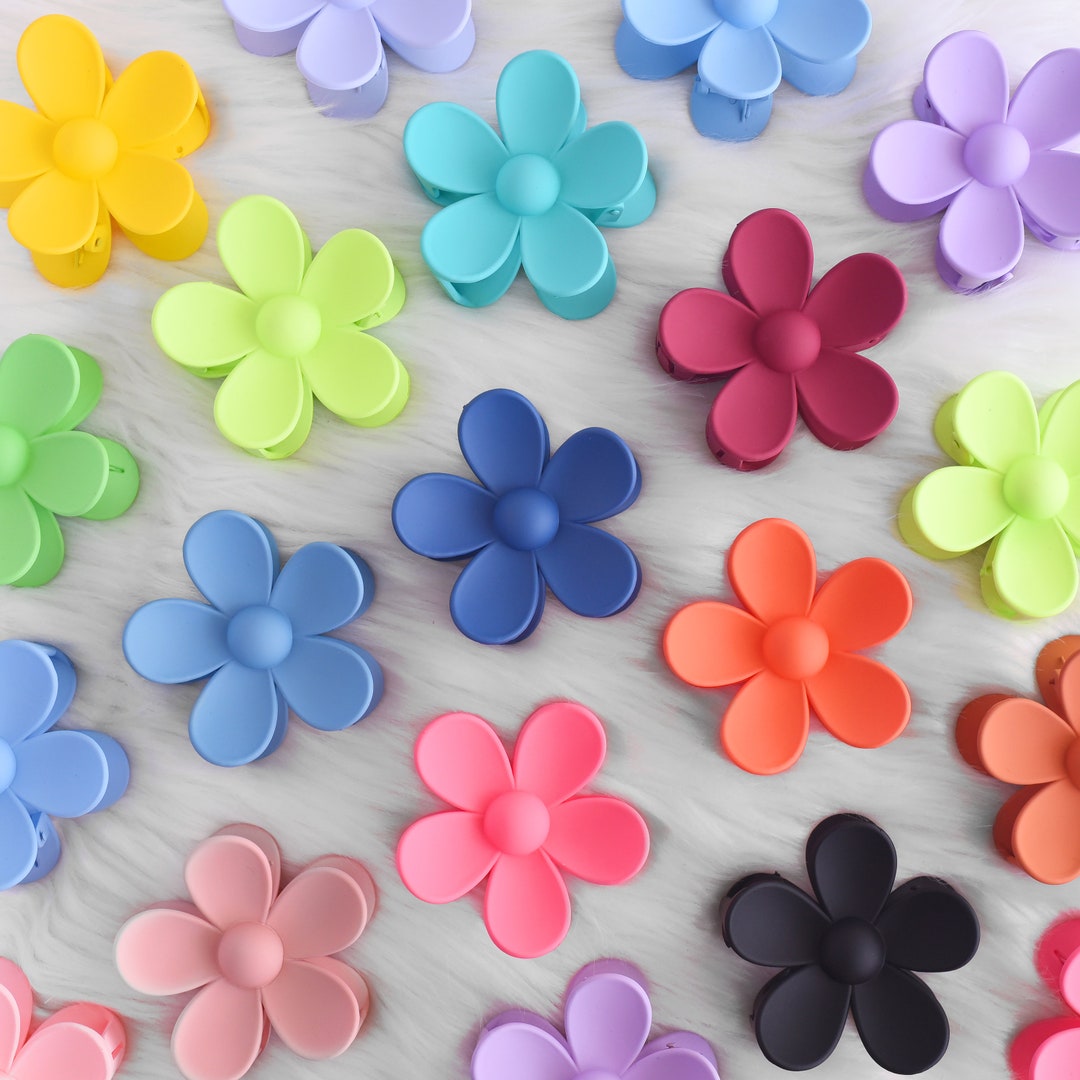 Large Flower Hair Clip - Claw Clip - Daisy Hair Clip - Hair Accessories ...