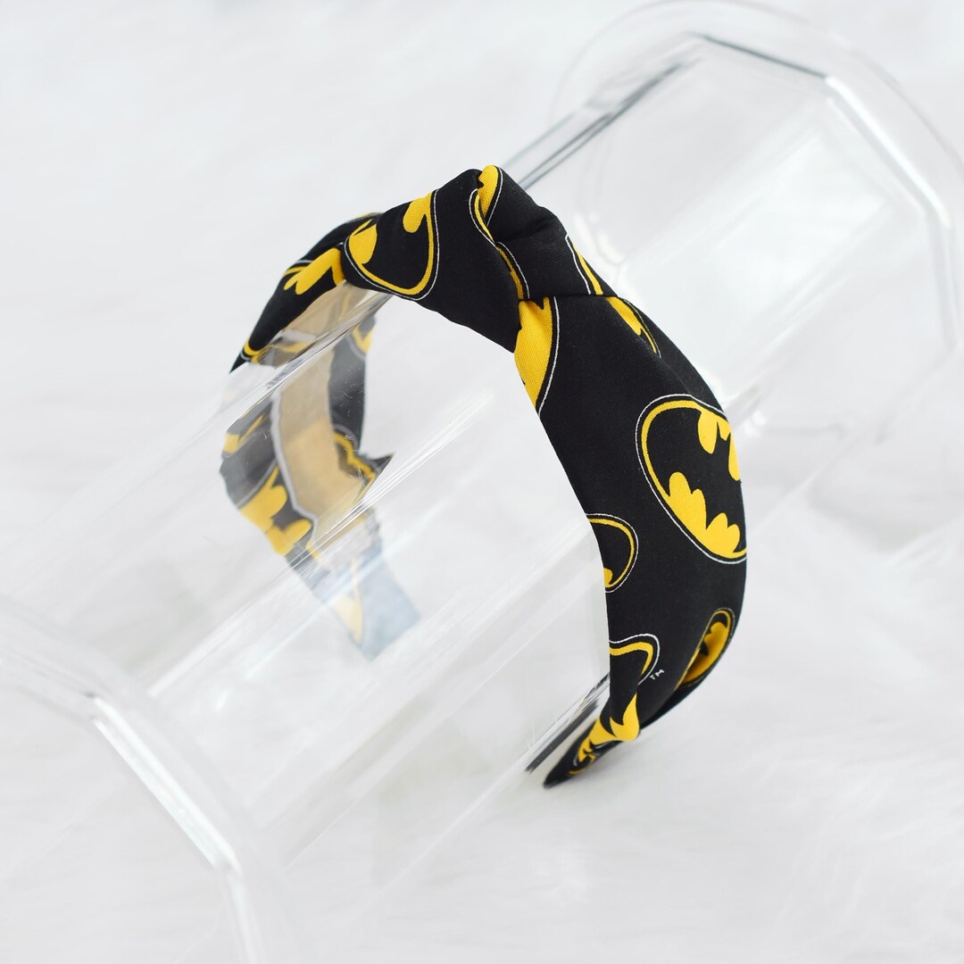 Batman Top Knot Headband, Super Hero Headband, DC Comics Womens Knotted ...