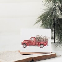 Red Truck Christmas - Etsy