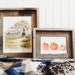 Three Pumpkins Print Fall Print Watercolor Pumpkin - Etsy