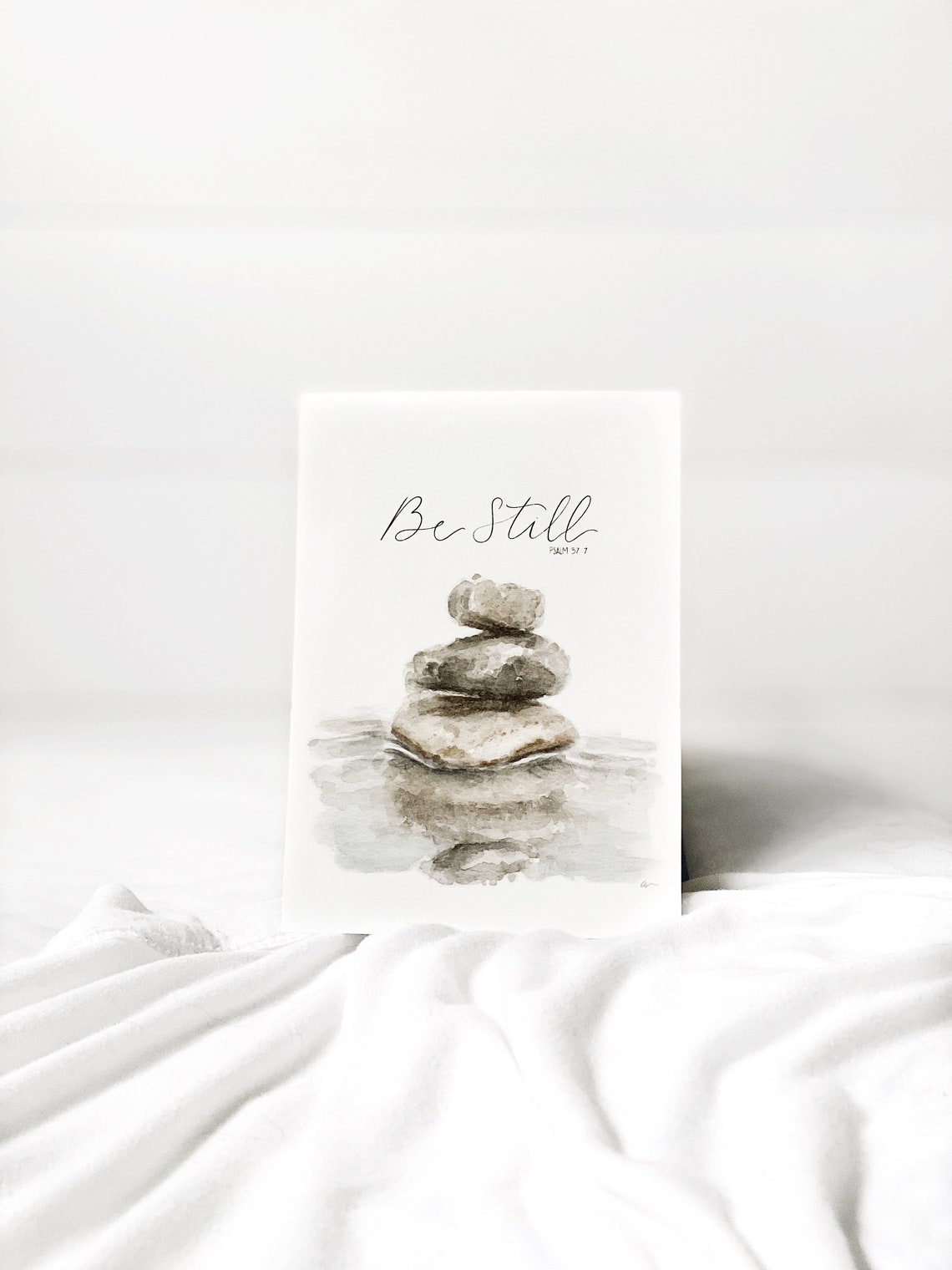 Be Still Print Verse Print Encouragement Home Decor - Etsy