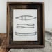 Canoe Print, Canoes, Mountain Decor, Camping, Paddles, Lake House Decor ...