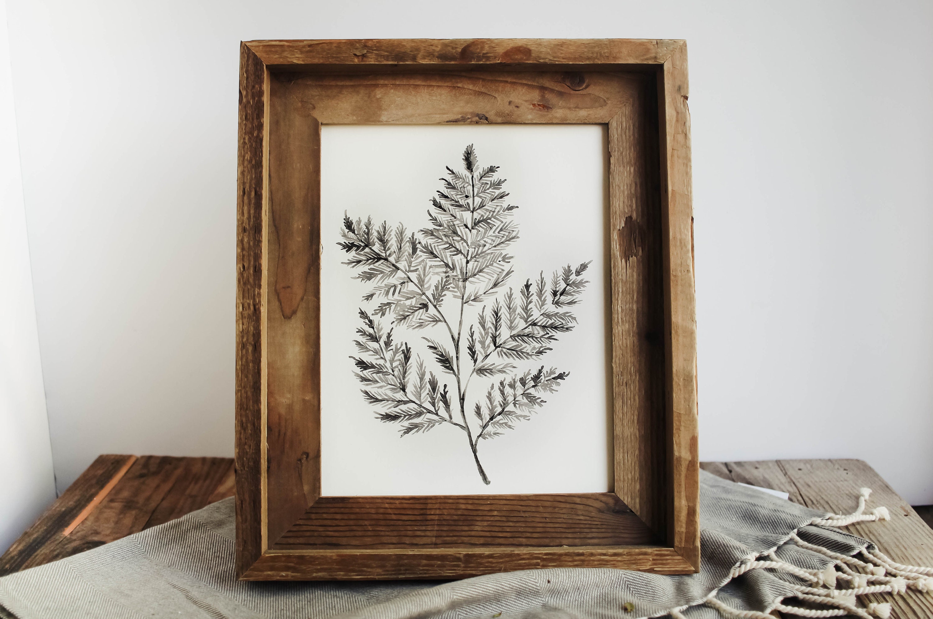 Fern No. 2 Print - Watercolor Fern Print, Fern Print, Home Decor ...