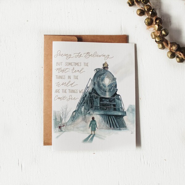 Watercolor Christmas Card - Etsy