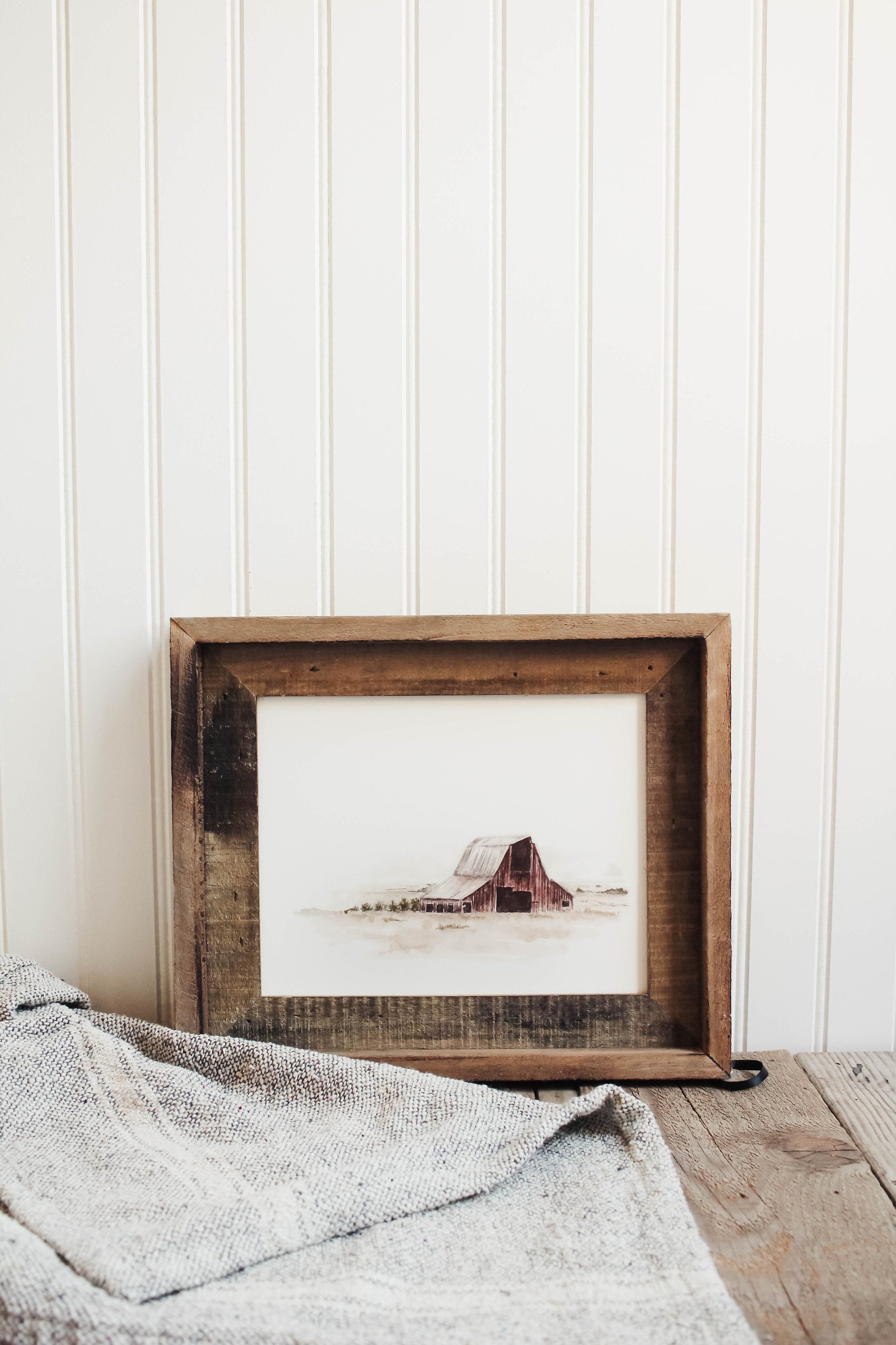 Red Barn Print- Watercolor Barn, Red Barn, Old Barn, Farmhouse Decor ...