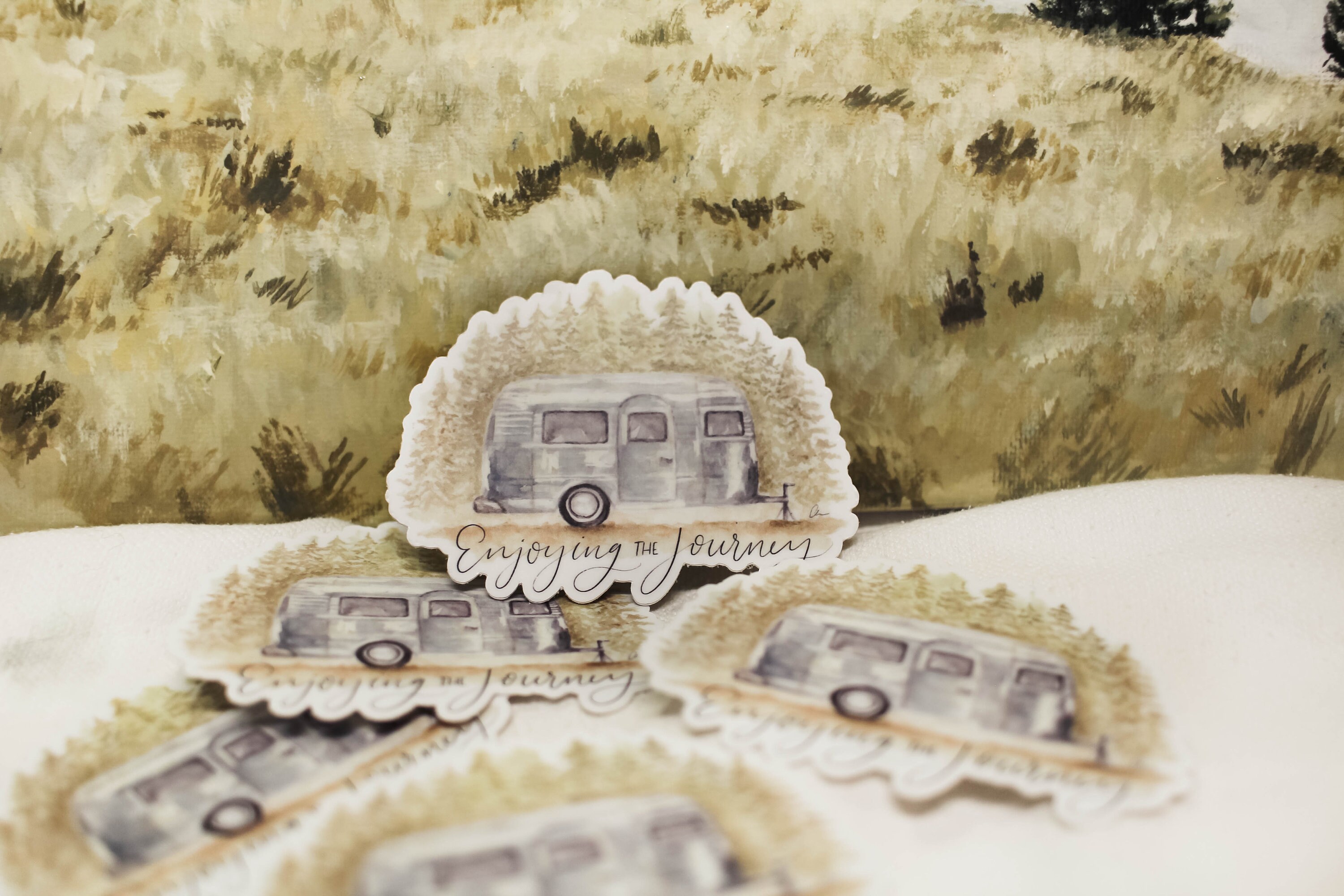 Enjoying The Journey Sticker Water Proof Sticker Adventure | Etsy