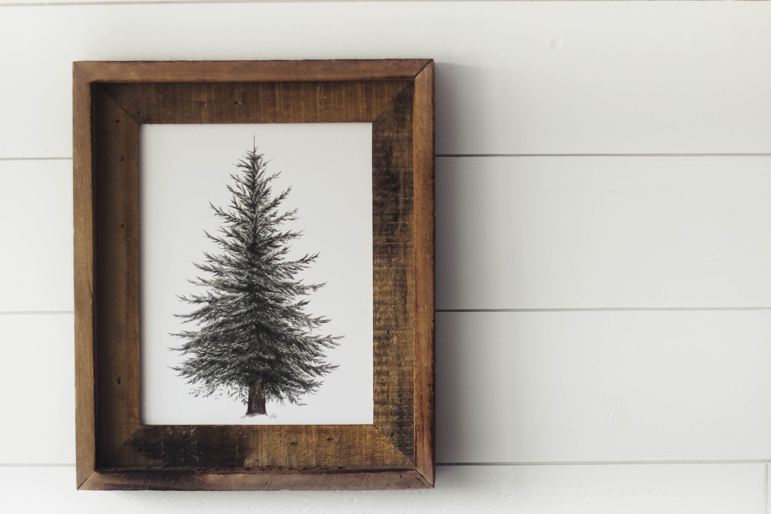 Evergreen Pine Print Pine Tree Print Watercolor Tree - Etsy