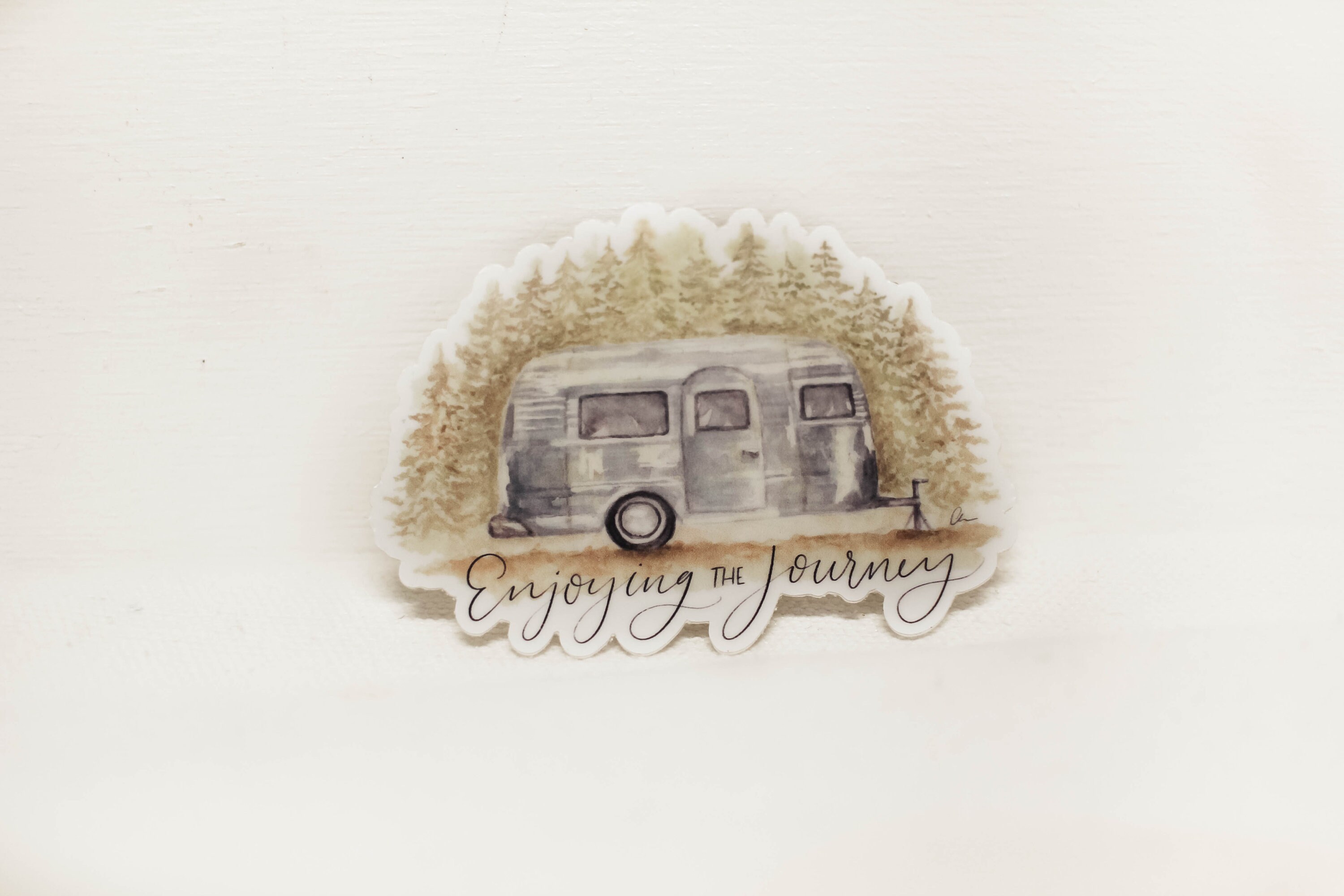 Enjoying The Journey Sticker Water Proof Sticker Adventure | Etsy