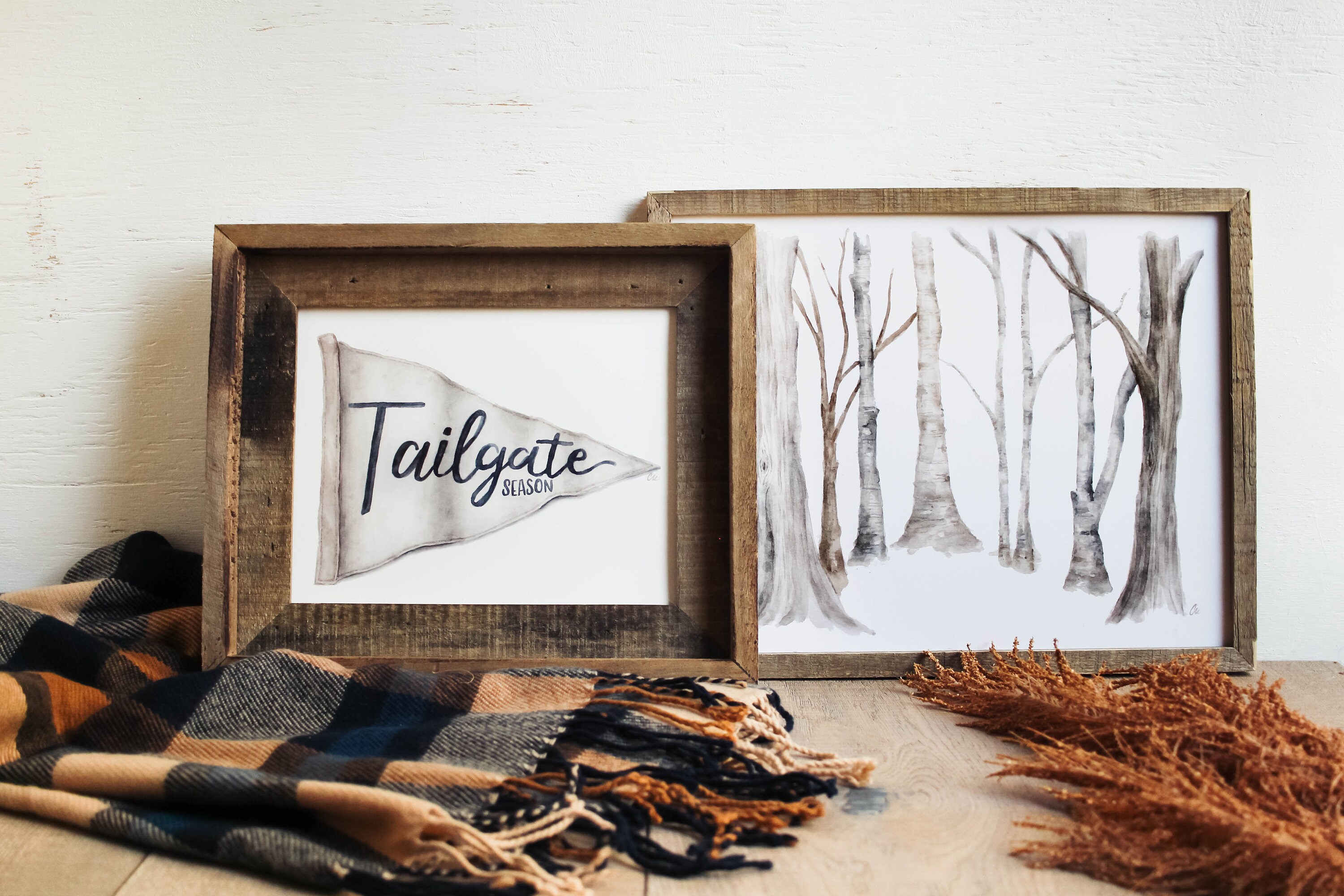 Fall Birch Trees Print Fall Trees Print Fall Print Fall | Etsy