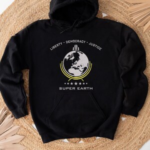 Super Earth Diving Into Hell for Liberty Shirt, Helldivers Shirt ...