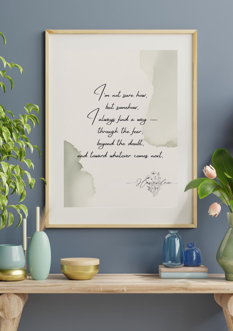 Always Find a Way Quote Print, Inspirational Wall Art, Motivational ...