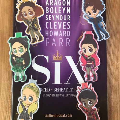 Six the Musical Pamphlet Die Cut Sticker Laptop & Water | Etsy