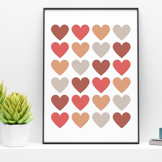 Art & Collectibles Digital Prints Valentines Day Wall Art Girl Room ...