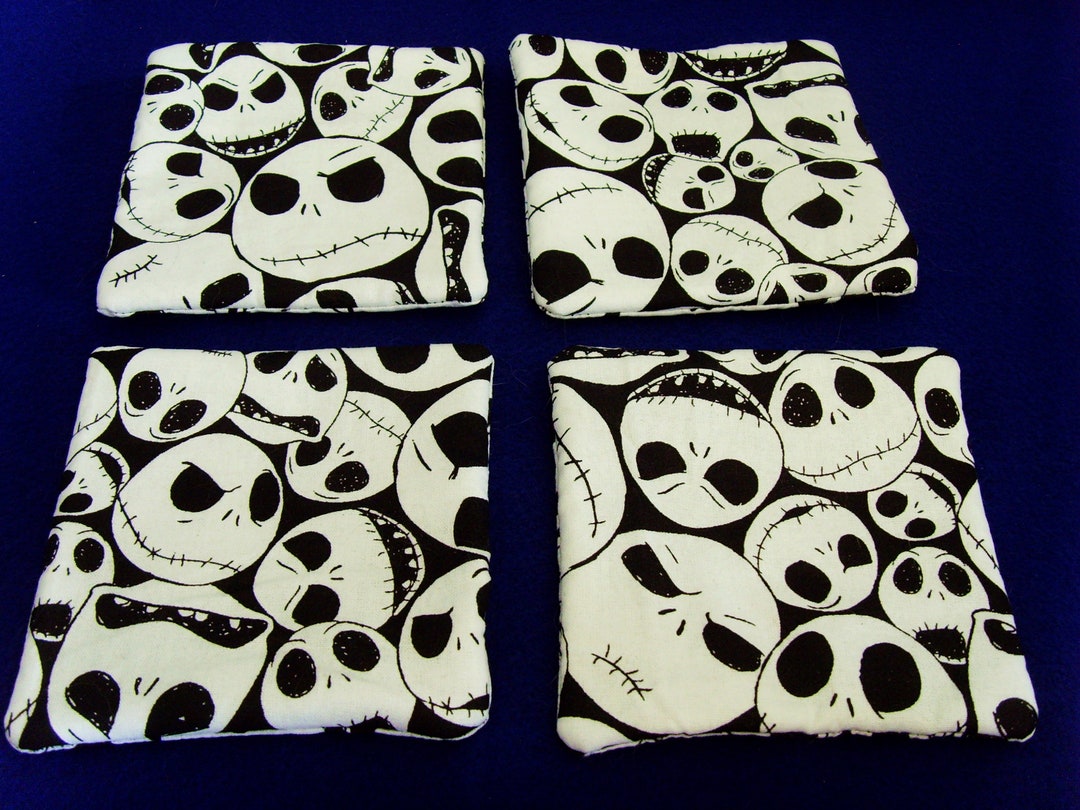 Jack Skellington Coaster Set - Etsy