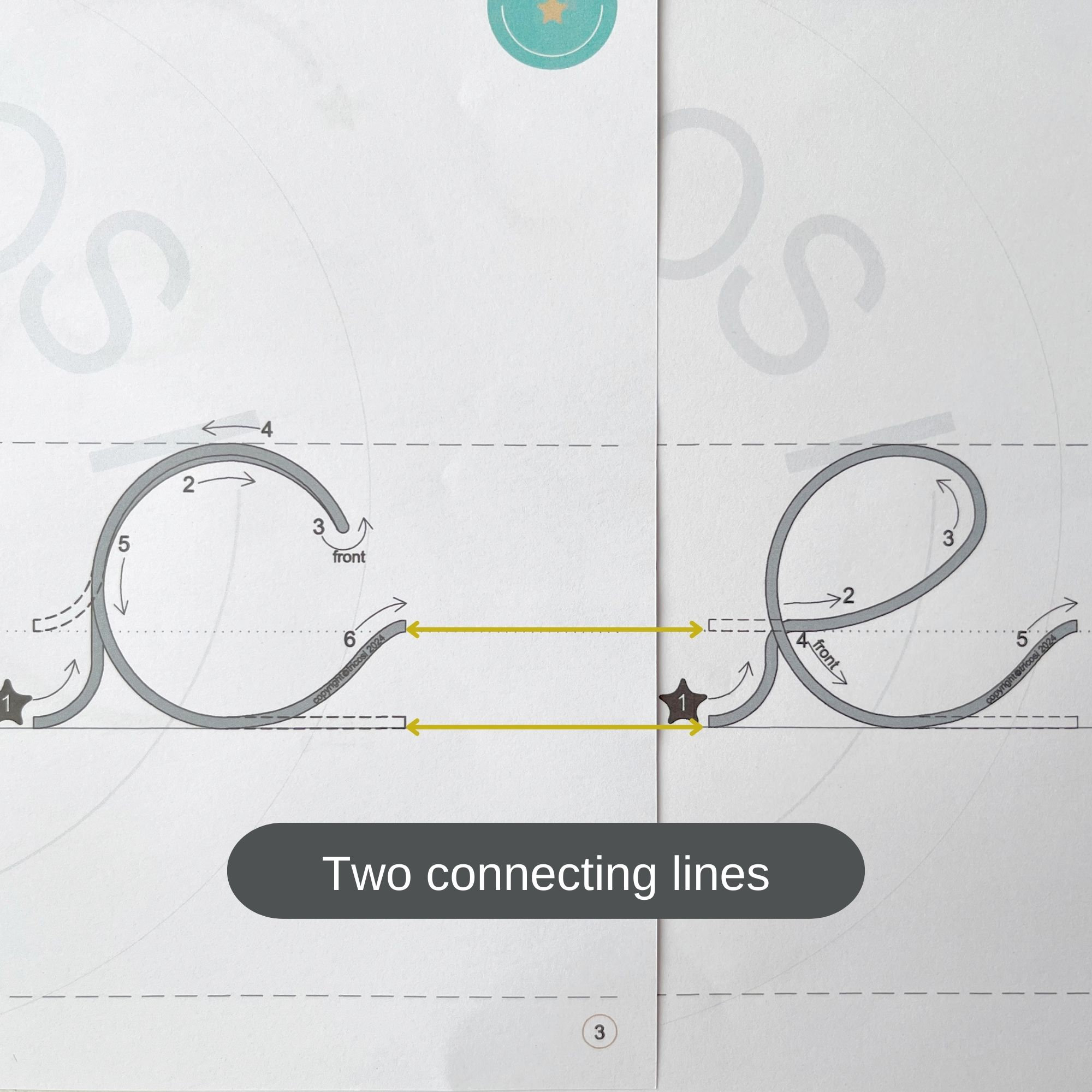 Printable Letter Template for Wire Art, Cursive Alphabet Template ...