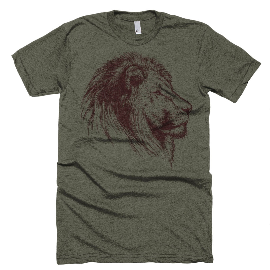 Lion T Shirt Lion Head T Shirt Lionhead Tee African Lion | Etsy