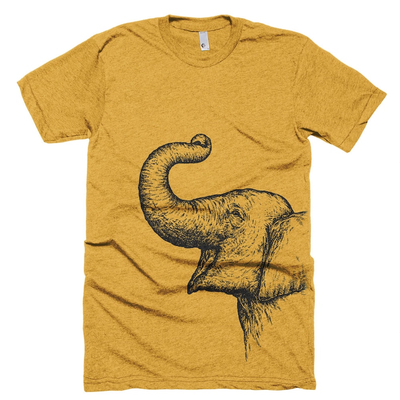 Happy Elephant T Shirt - Elephant Sanctuary T Shirt - Wild African ...