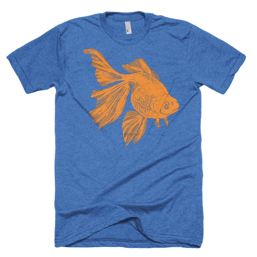 Goldfish T Shirt Fish Tee Swimming Fish Tee Goldfish Pet | Etsy