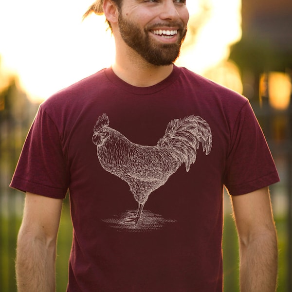Rooster T Shirt - Etsy