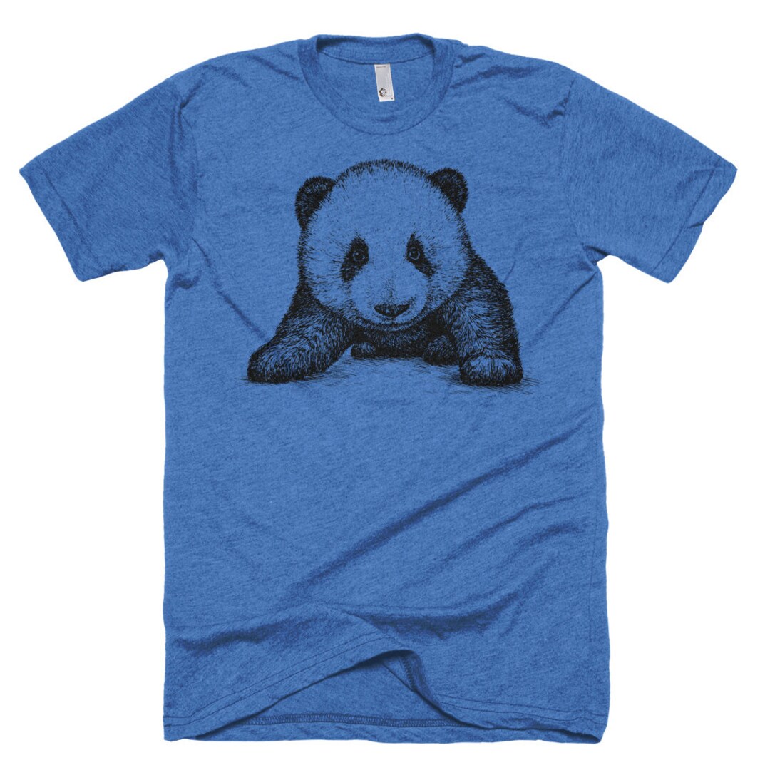 Panda Bear T Shirt - Panda Shirt - Animal Sanctuary Tee - Unisex Bella ...