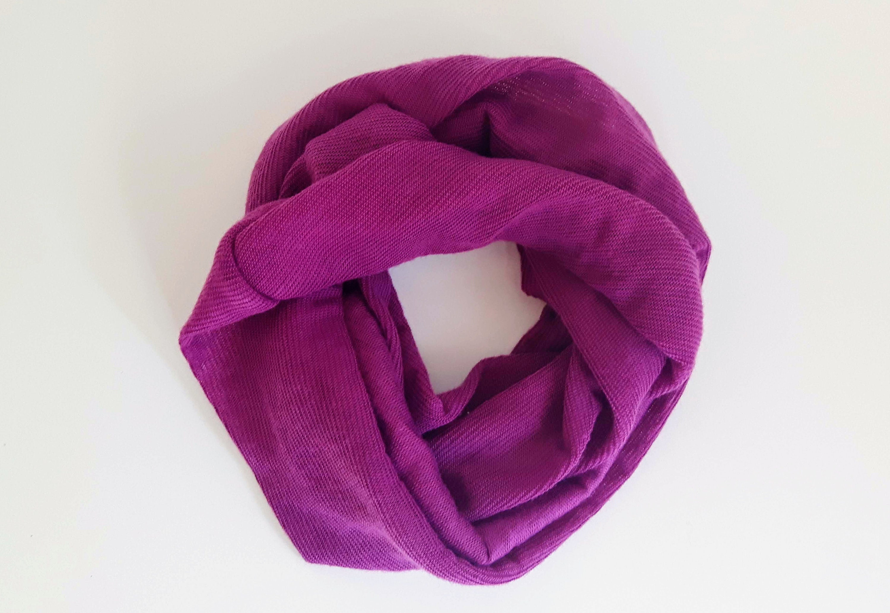 Purple Infinity Scarf for 18 Inch Doll - Etsy