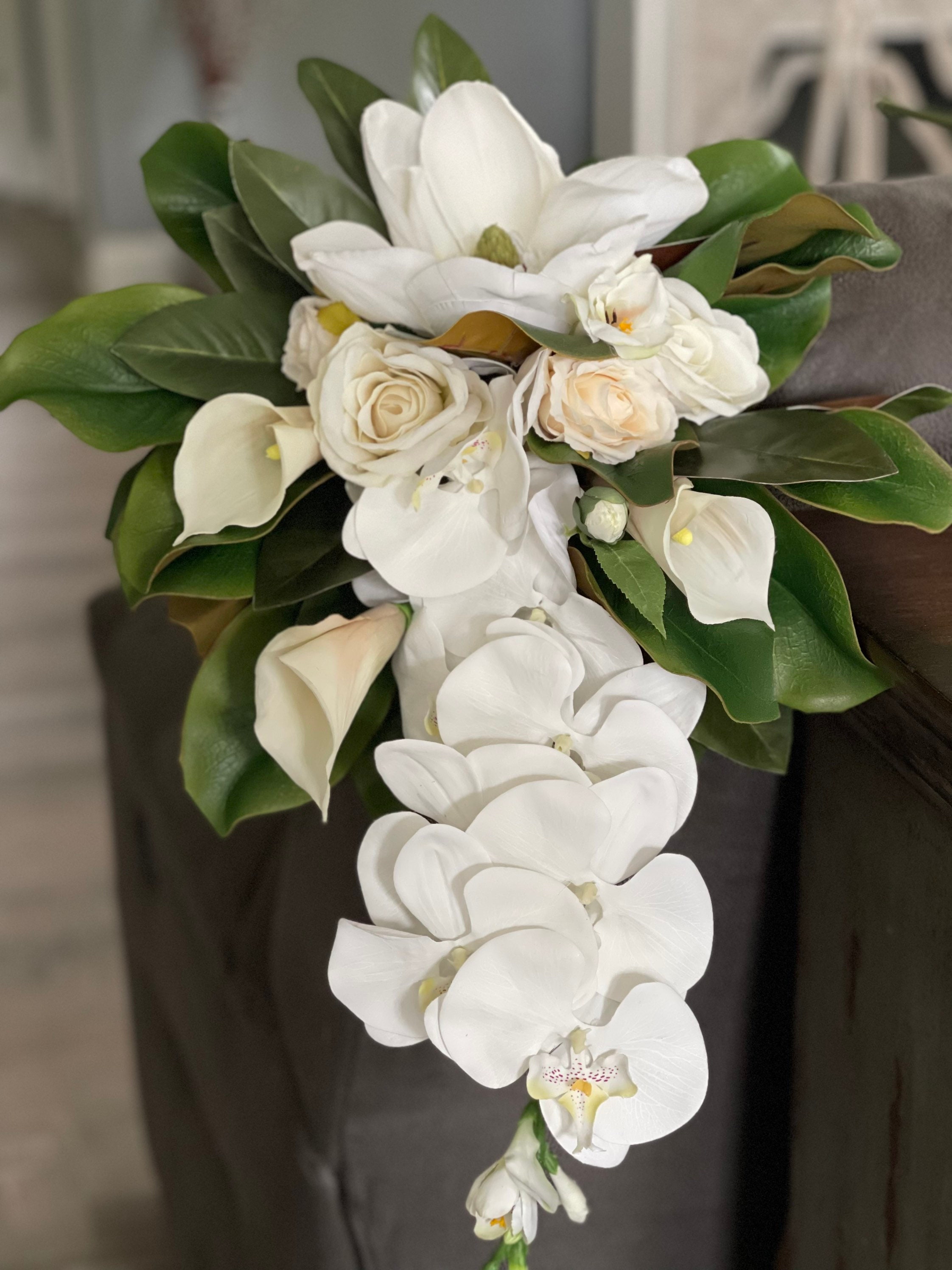 Modern Brides Bouquet Modern Bouquet Cascading Bouquet - Etsy