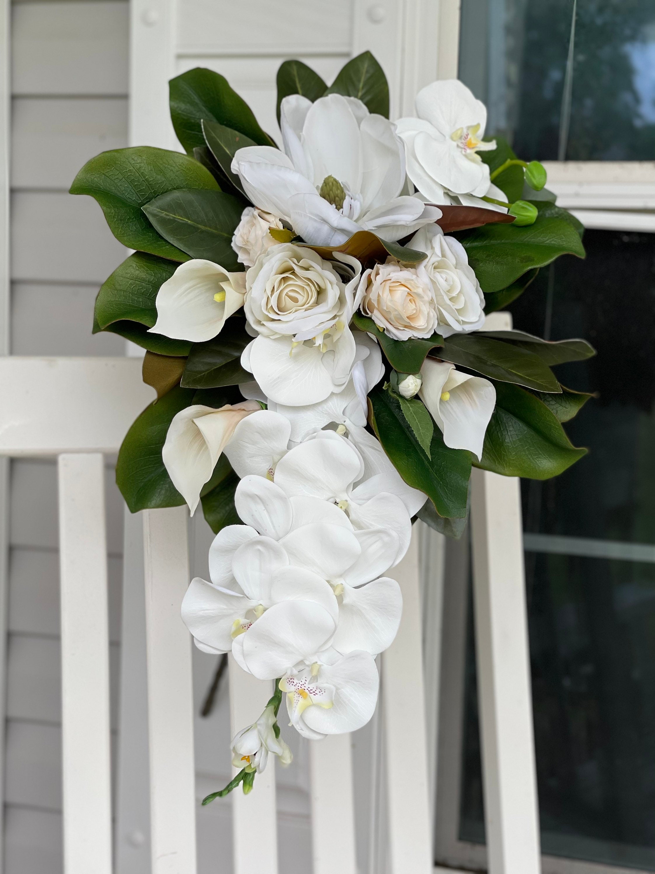 Modern Brides Bouquet Modern Bouquet Cascading Bouquet - Etsy
