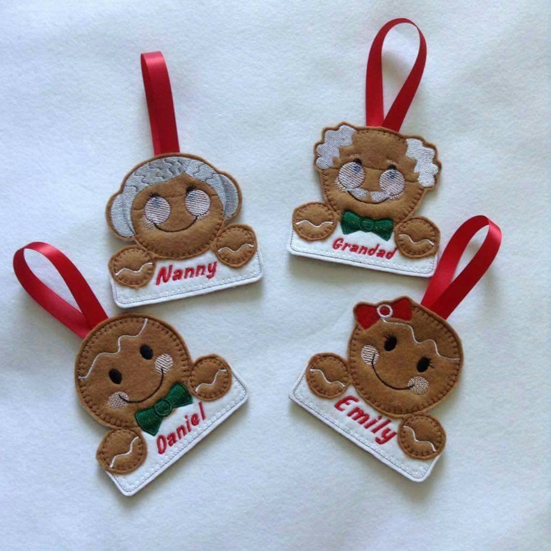 Personalised Christmas Decorations, Personalised Family Christmas ...