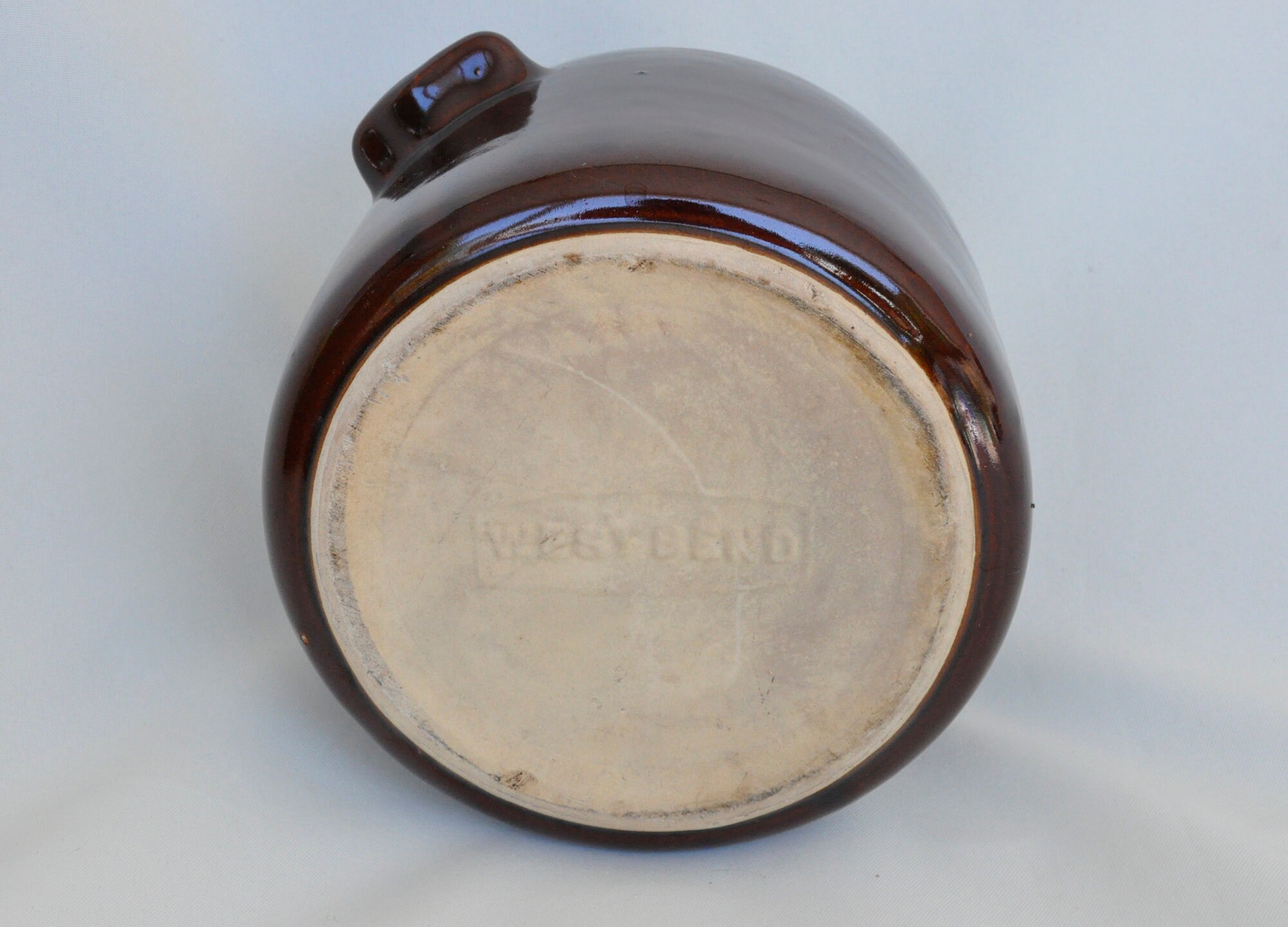 Vintage West Bend Ceramic Bean Pot - Etsy