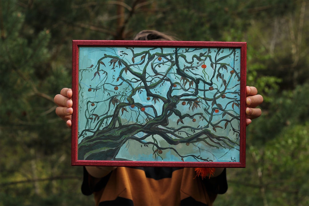 Original Tree Painting. Original Abstract Art. Original Painting for ...