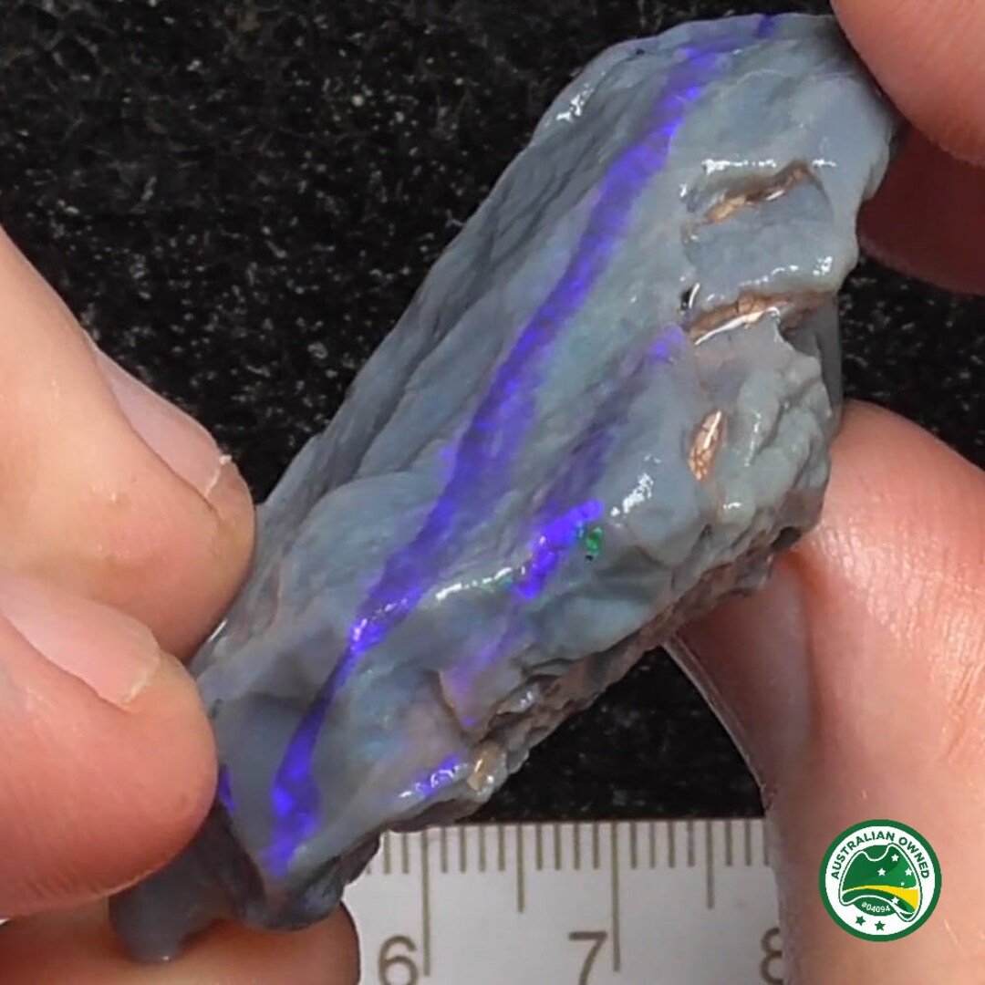 Seam Opal From Lightning Ridge Black Opal Country, Opal Rough Single ...