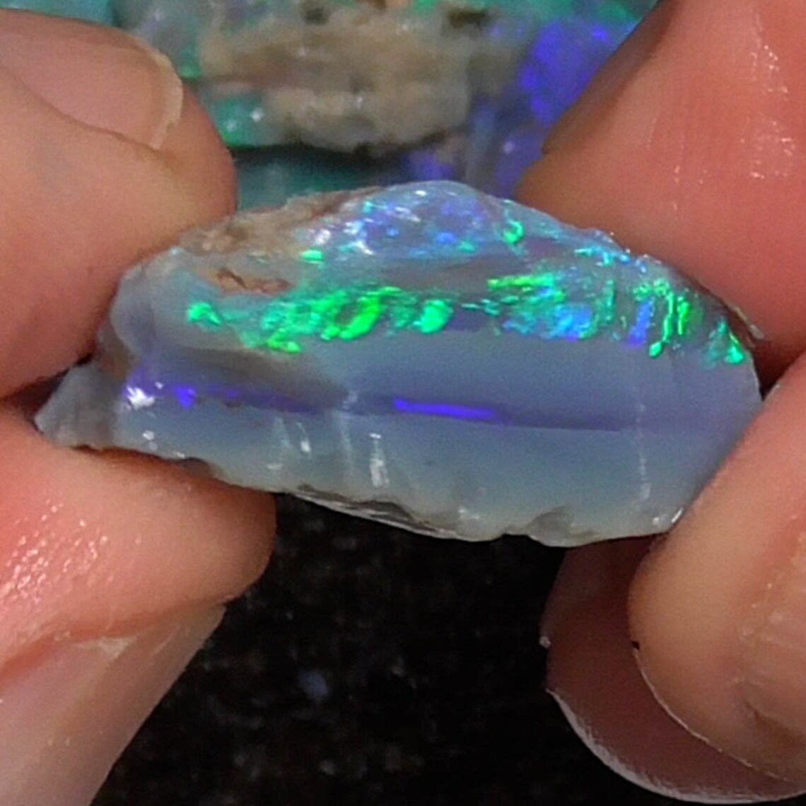 Seam Opal From Lightning Ridge Black Opal Country Opal Rough - Etsy