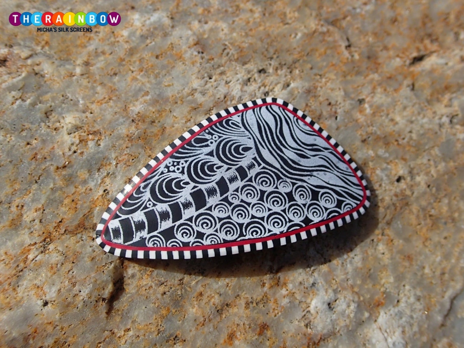 S41 - Rose - THERAINBOW Silkscreen for Polymer Clay, Silk Screen ...