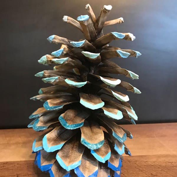 Painted Pinecones - Etsy