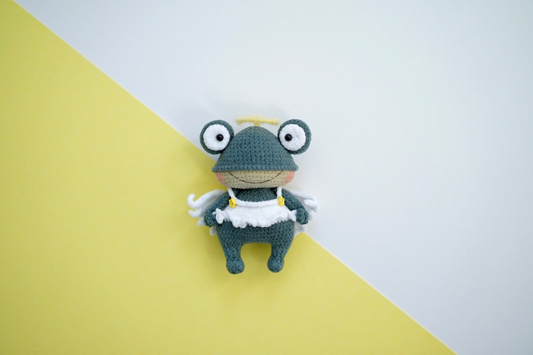 Angel Frog Best Gift Handmade Doll Crochet Amigurumi Best Gift ...