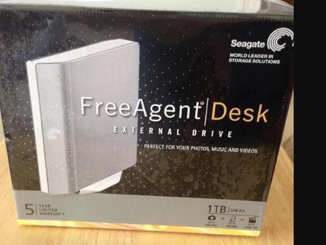 Seagate Freeagent Desk 1 TB USB 2.0 Desktop External Hard Drive Brand ...