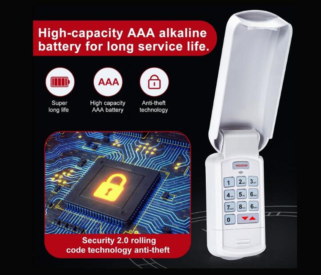 Genie Gk-bx 315/390mhz Dual Frequency Auto-seek Key Less Entry Wireless ...